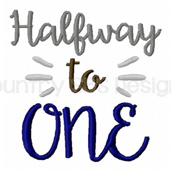 Halfway to First - Etsy