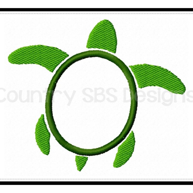 Turtle Monogram - Etsy