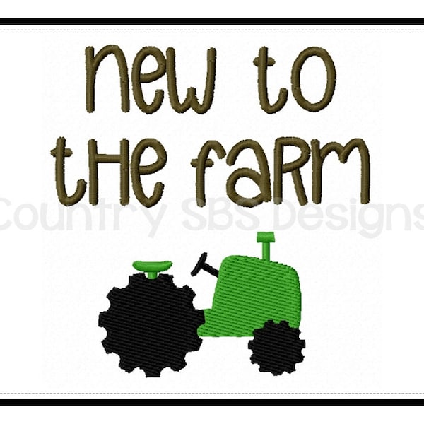 Farm Embroidery Design - Etsy