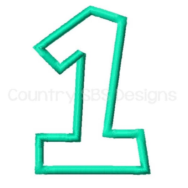 Number Embroidery - Etsy