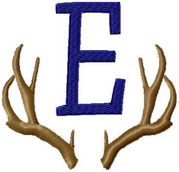 Antlers Alphabet Font Embroidery Design 4x4 INSTANT | Etsy