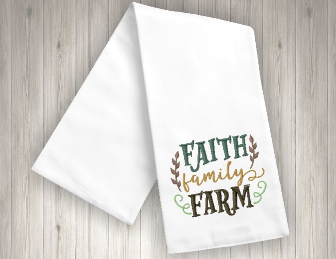 Faith Family Farm Embroidery Design -INSTANT DOWNLOAD- - Etsy