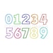 Block Number Applique 0-9 Birthday Digital Embroidery Design Set ...