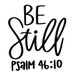 Be Still Embroidery Design 4x4 - INSTANT DOWNLOAD- - Etsy