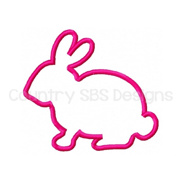 Rabbit Applique - Etsy