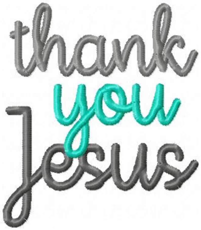Merci Jésus Broderie Design INSTANT DOWNLOAD - Etsy France