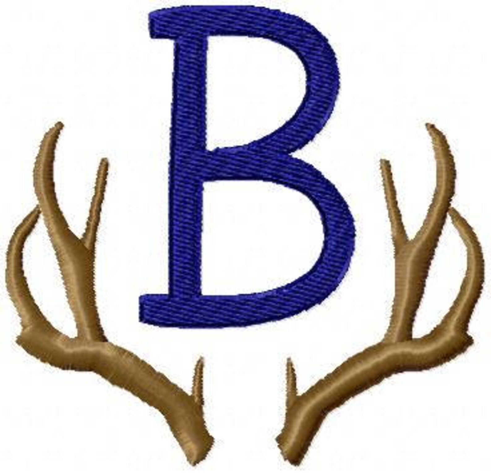 Antlers Alphabet Font Embroidery Design 4x4 INSTANT - Etsy