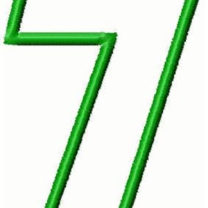 Block Number Applique 0-9 Birthday Digital Embroidery Design Set ...