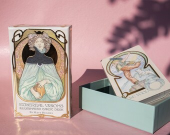 Ethereal Visions: Illuminated Tarot Deck by Matt Hughes for - Etsy