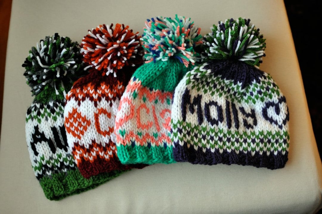 Baby/toddler/child Size Personalized Custom Knit Hat. You Choose the ...
