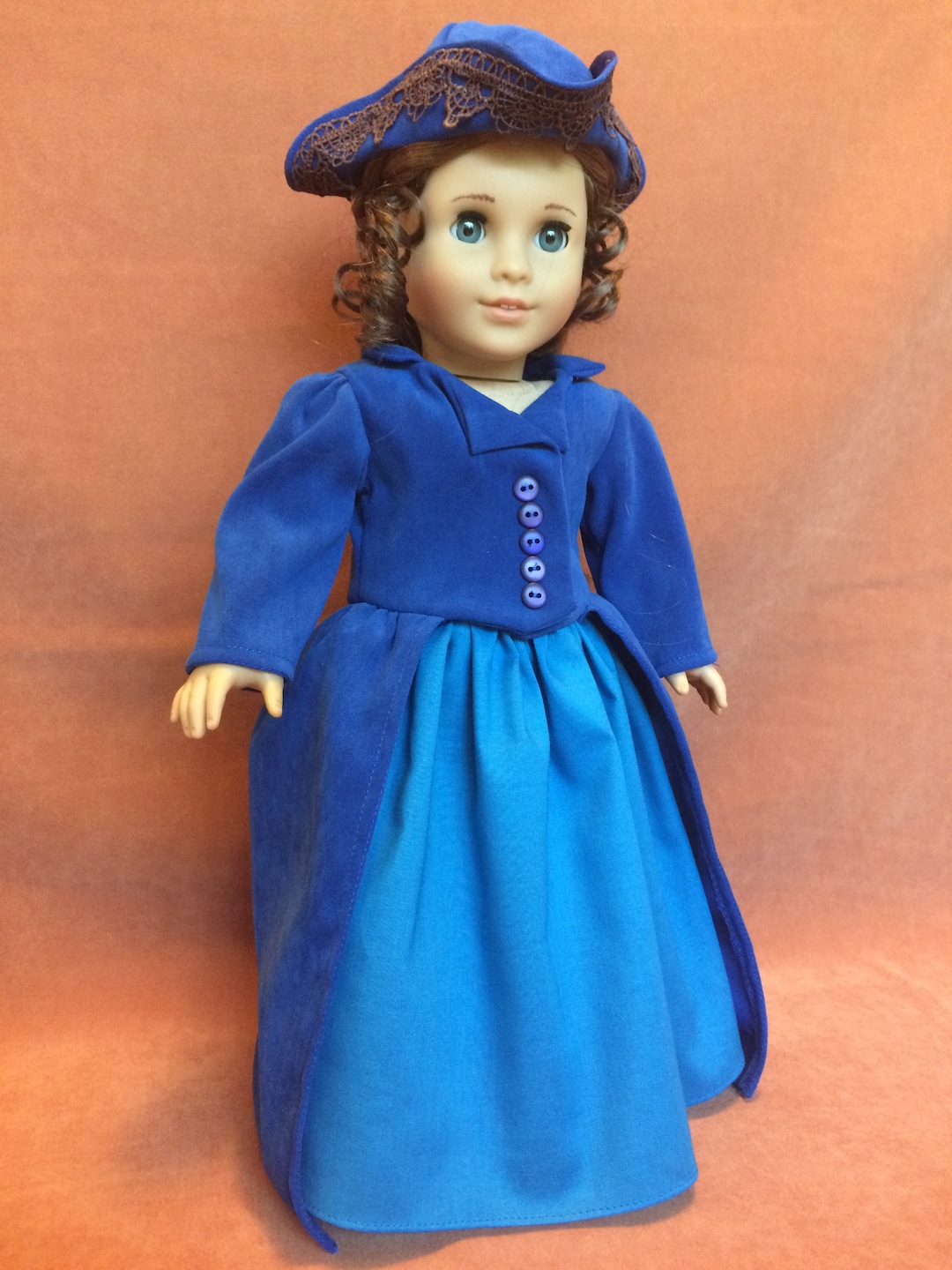 Elizabeth Poldark Blue Riding Habit & Tricorn Hat - Etsy