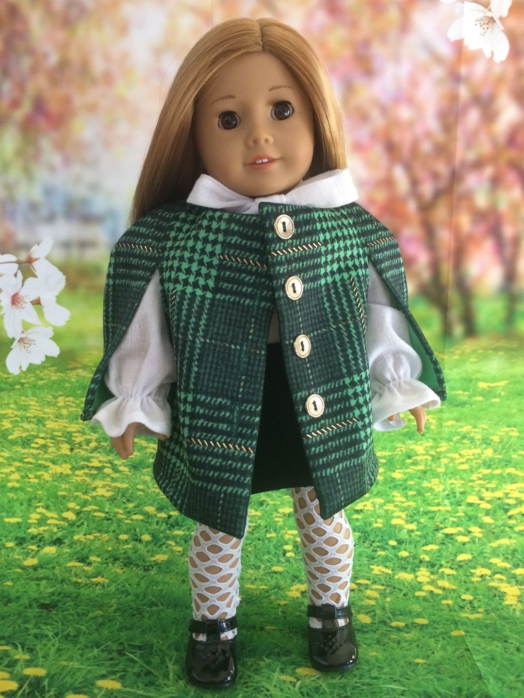 Outlander Brianna 1960's Plaid Cape - Etsy
