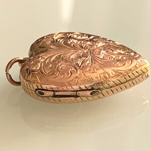 Antique Rose Gold Large Locket Hallmarked - Etsy