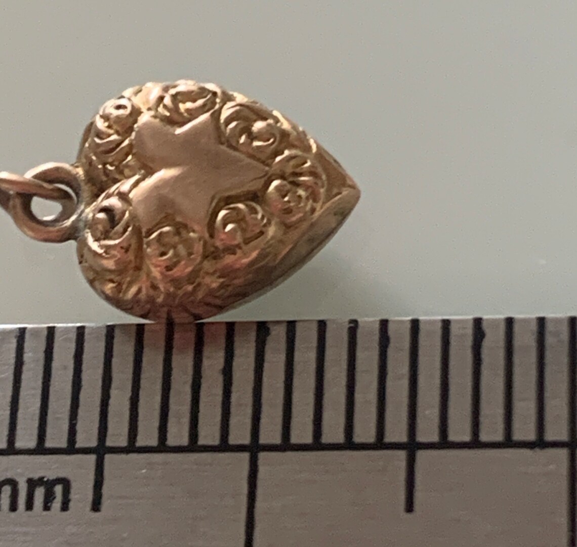 Antique Circa 1800s 9ct Rose Gold Miniature Heart - Etsy