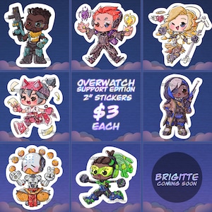 Overwatch Fanart: Support Edition - Etsy