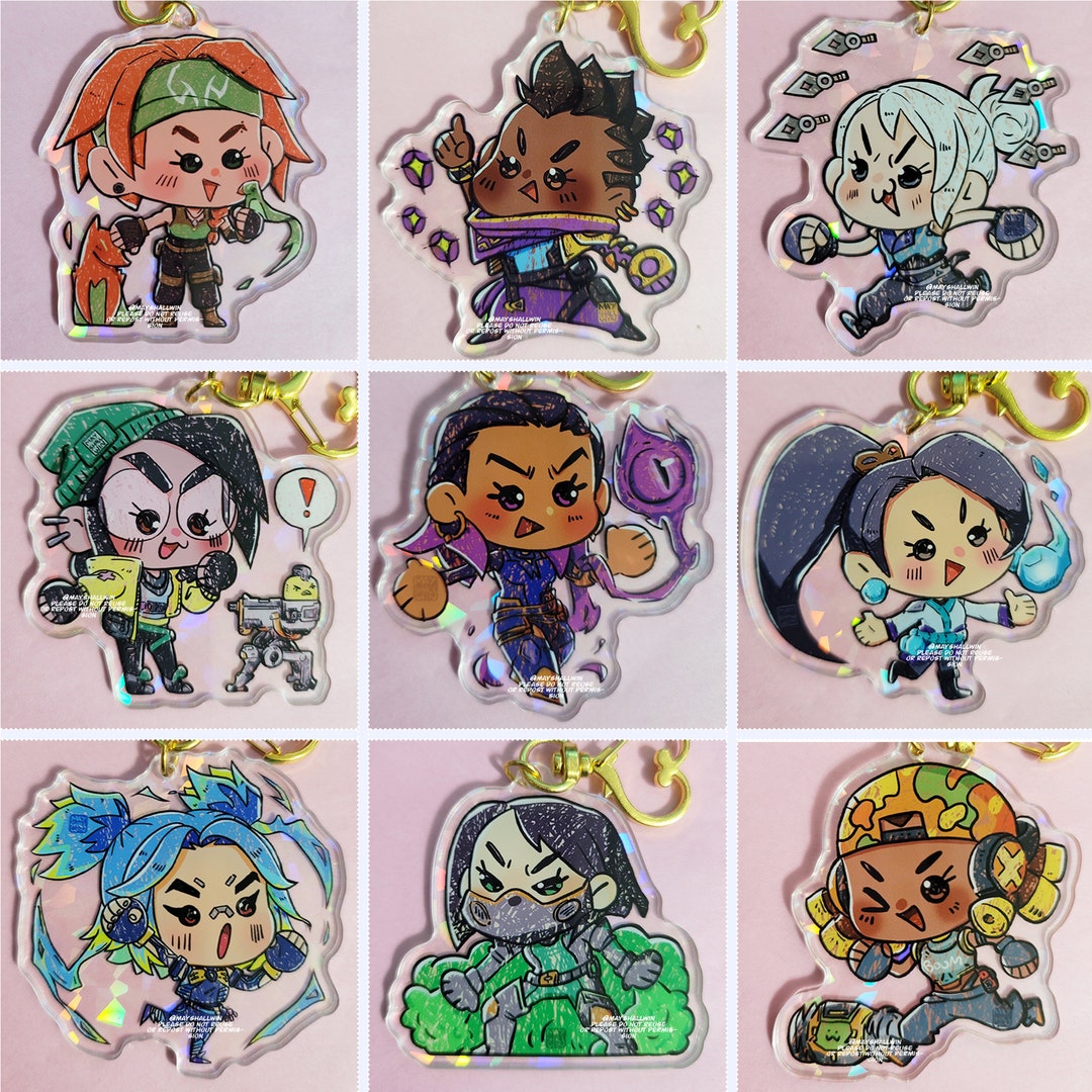 Valorant Gorls Charms - Etsy