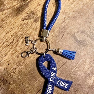 Purchase With a Purpose Fight CRC Ribbon Keychain Colon or Colorectal ...