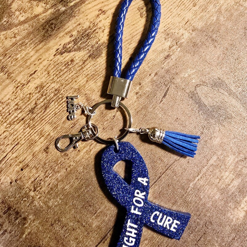 Cancer Keychain - Etsy
