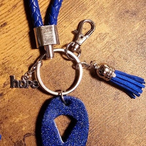 Purchase With a Purpose Fight CRC Ribbon Keychain Colon or Colorectal ...