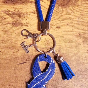 Purchase With a Purpose Fight CRC Ribbon Keychain Colon or Colorectal ...