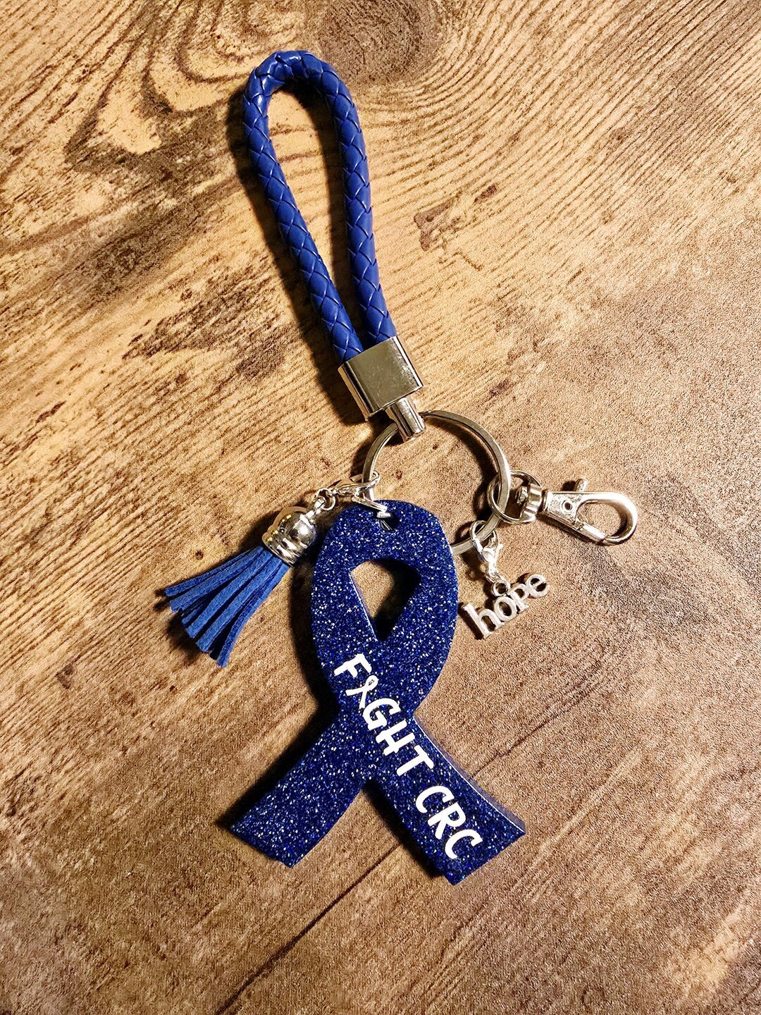 Purchase With a Purpose Fight CRC Ribbon Keychain Colon or Colorectal ...