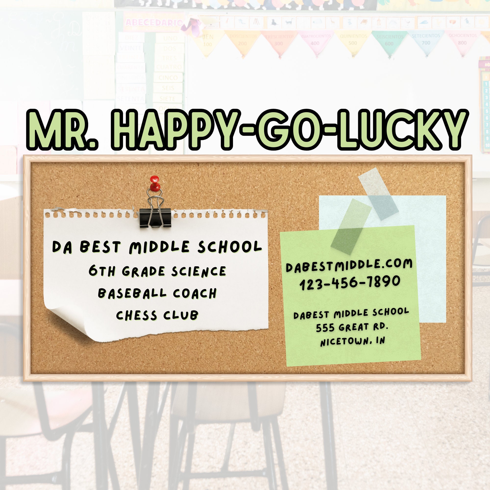 Teacher Bulletin Board Custom Personalized Email Signature - Etsy