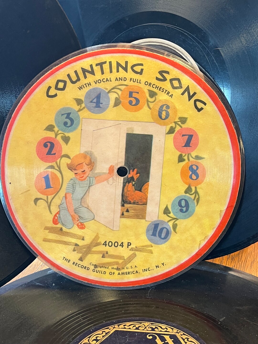 7 78 Rpm Cardboard Vinyl Record - Etsy