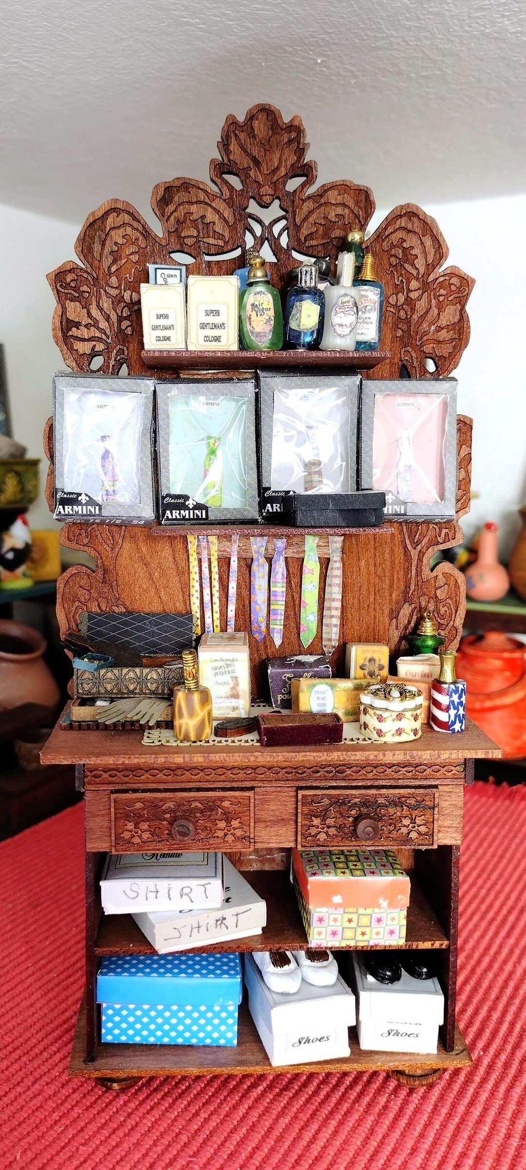 Dollhouse Etched Cabinet From Lisa Engler Kit - Etsy
