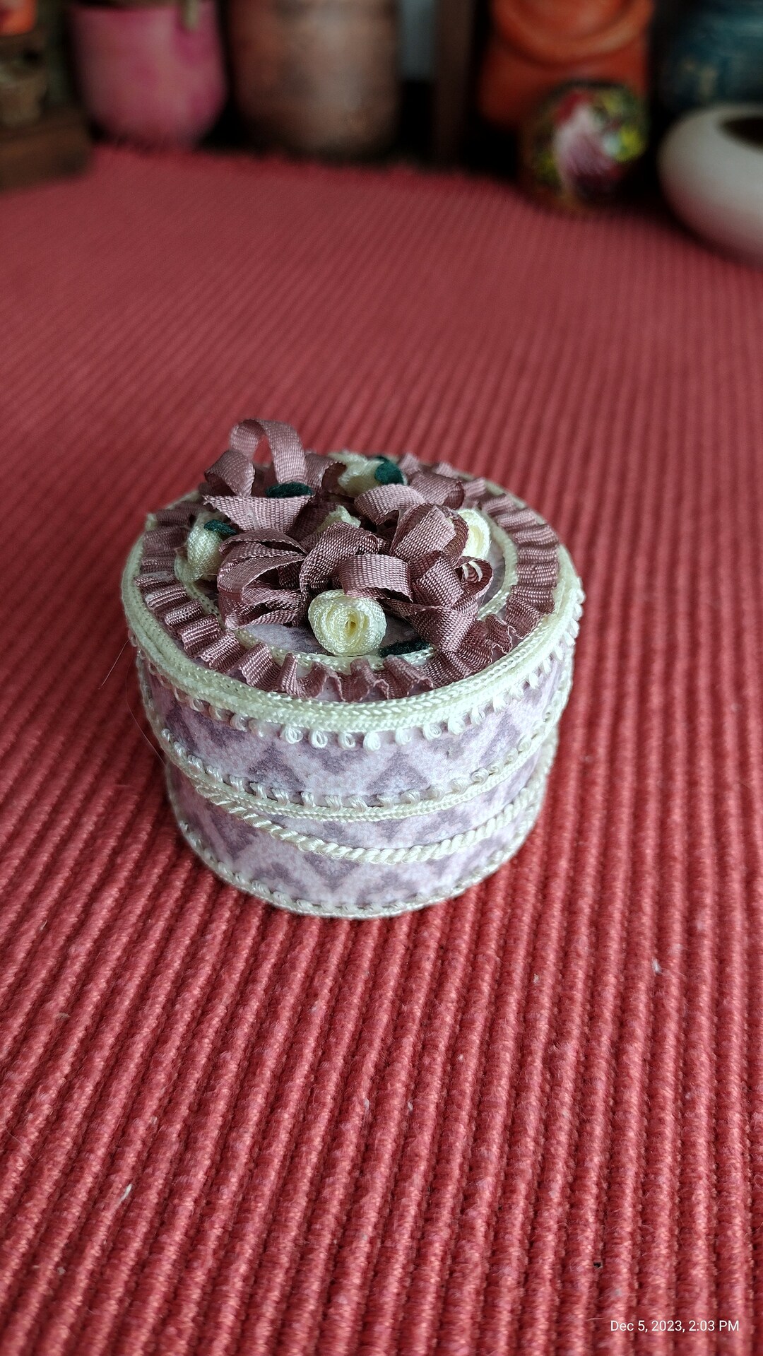 Miniature Hat Box 12th Scale - Etsy