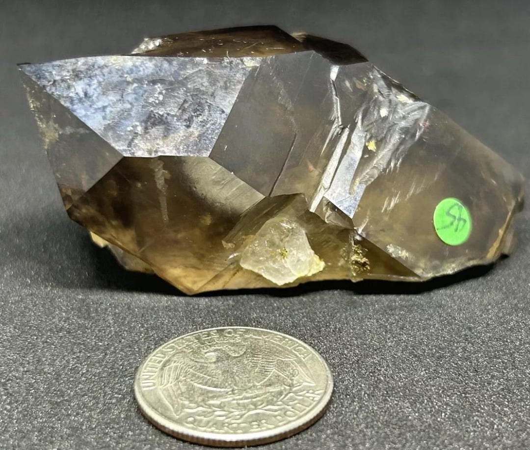 Elestial Smokey Quartz Crystal Brazil - Etsy