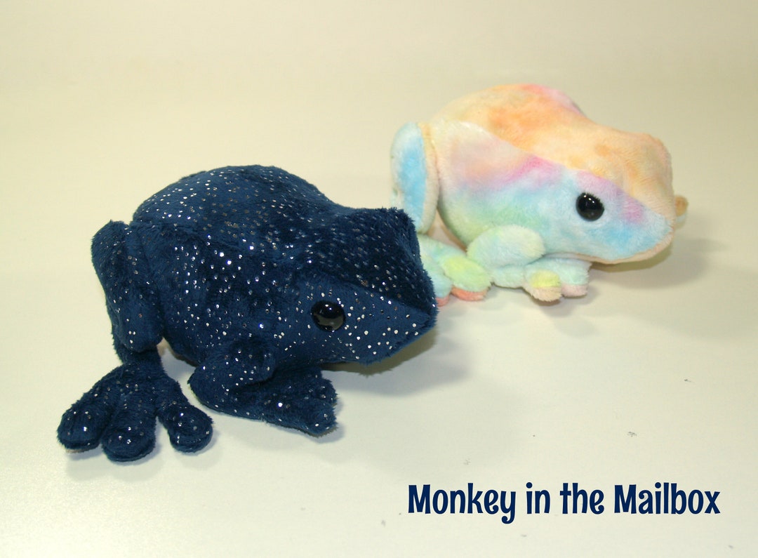 Frog Stuffed Animal Custom Froggy Stuffie Lovie Lovey Minky - Etsy