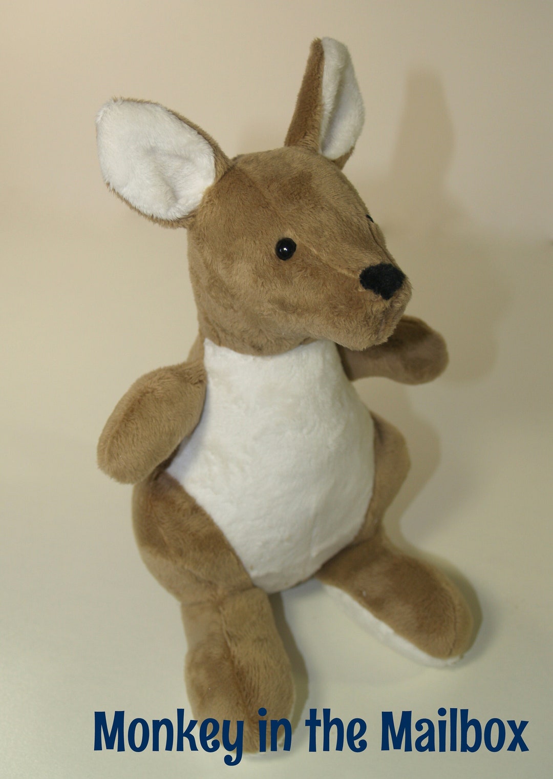 Joey Kangaroo Stuffed Animal, Stuffie Minky Plush Lovie Lovey Blanket ...
