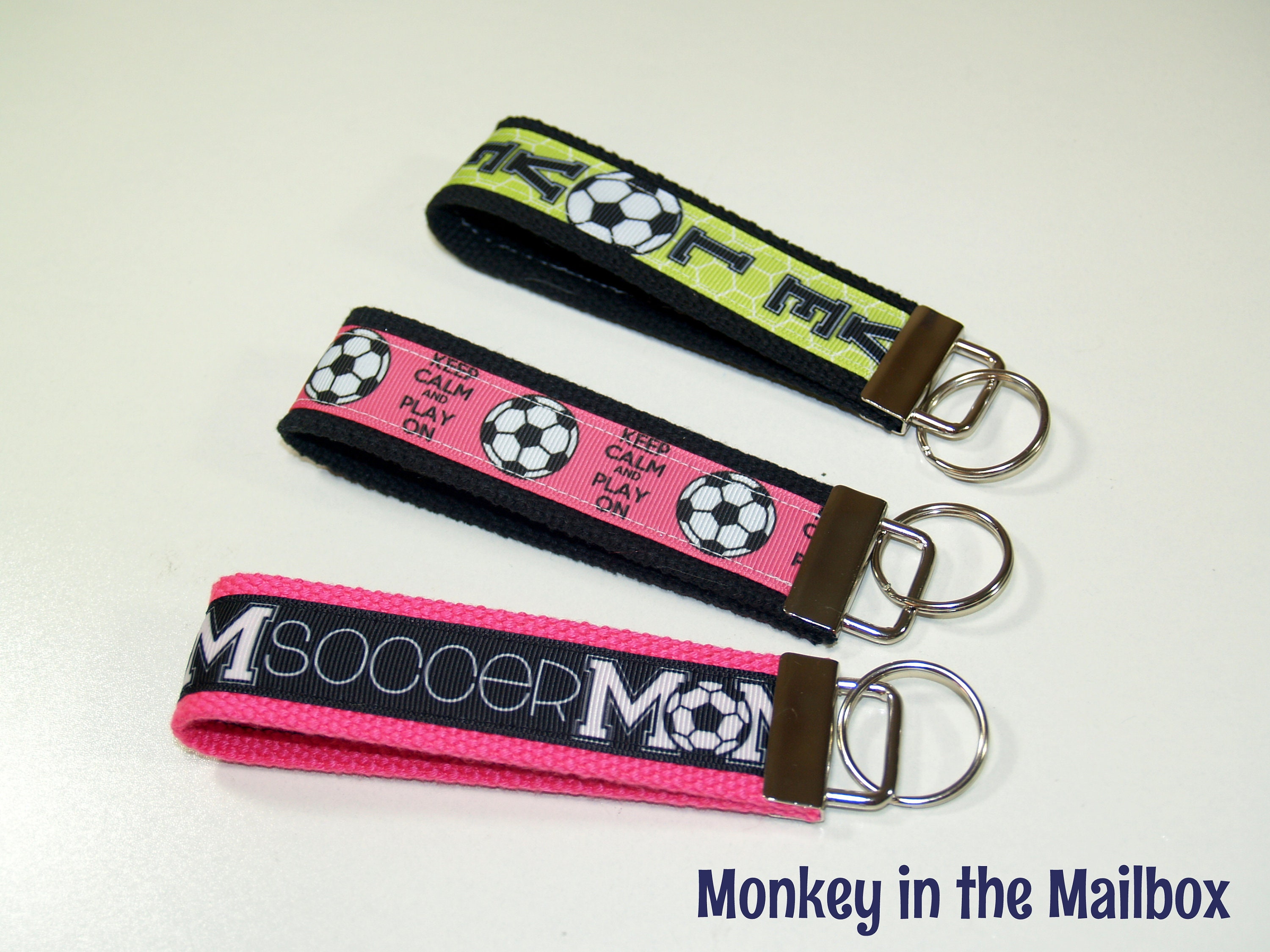 Soccer Key Fob Love Soccer Key Chain Key Ring Key Holder | Etsy