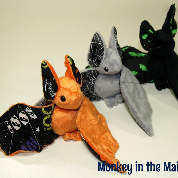 Bat Stuffed Animal - Etsy