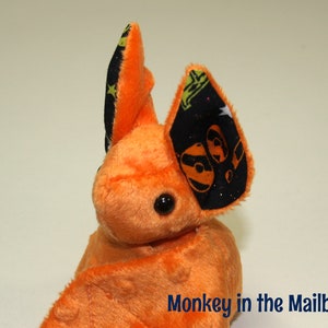 Bat Stuffie Lovey, Plush Bat Minky, Stuffed Animal Lovie, Easter Gift ...