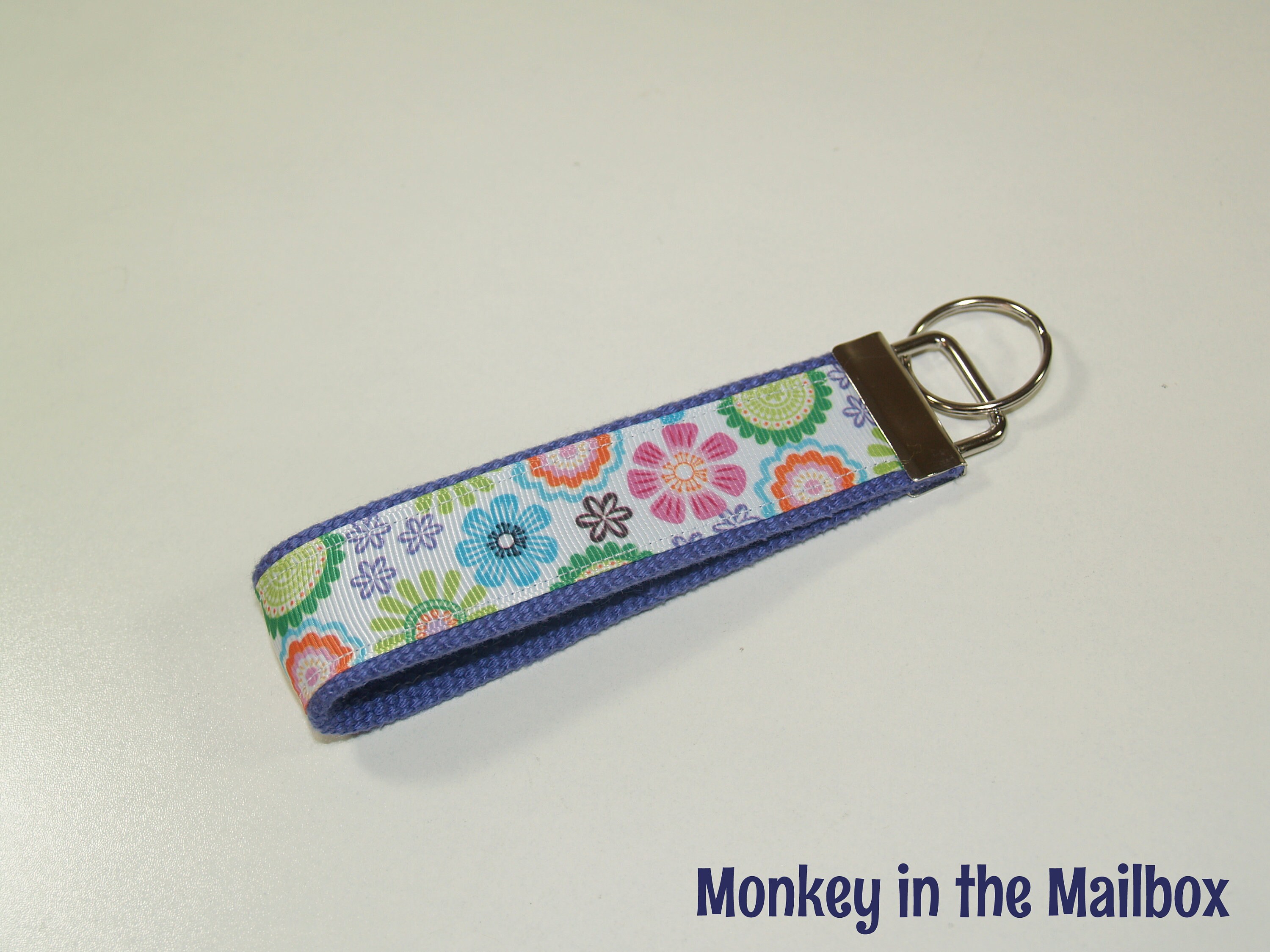 Flower Key Fob Floral Key Chain Key Ring Key Holder | Etsy