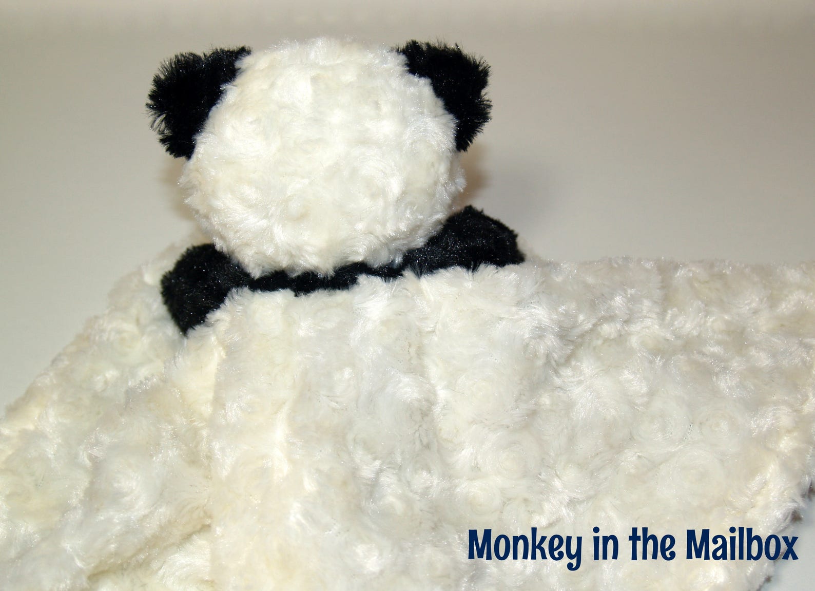 Panda Bear Lovey Blanket Lovie Stuffed Animal Minky Satin | Etsy