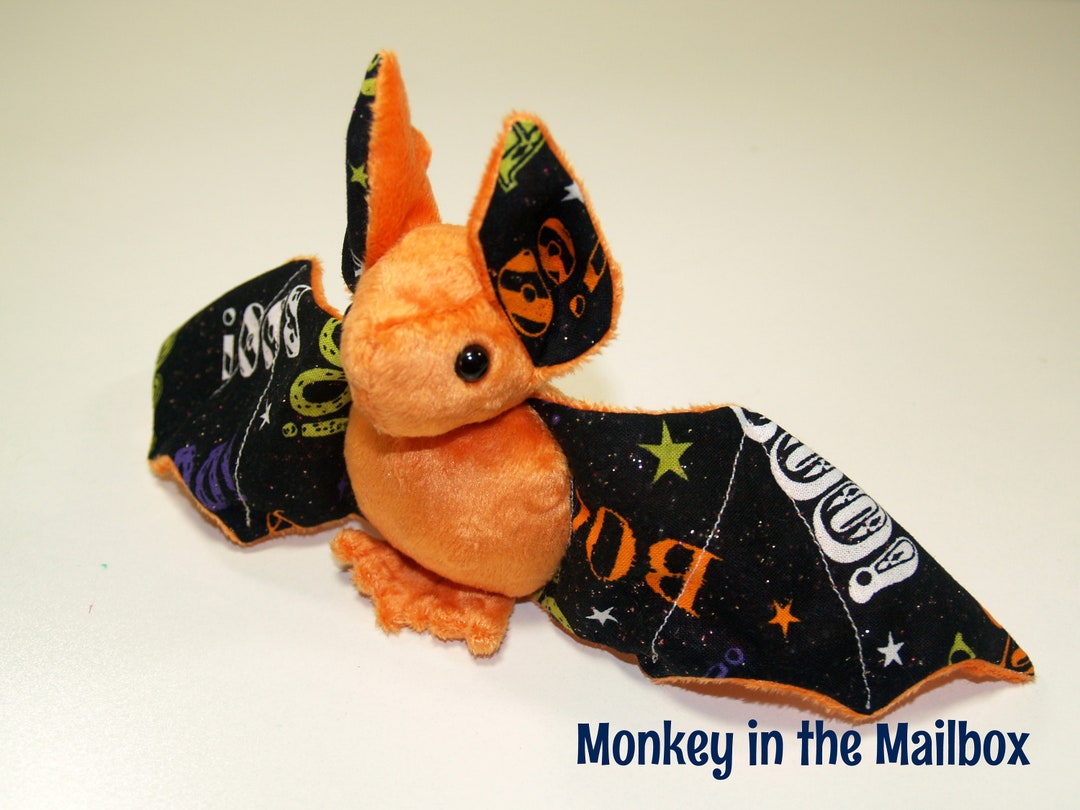 Bat Stuffie Lovey, Plush Bat Minky, Stuffed Animal Lovie, Easter Gift ...