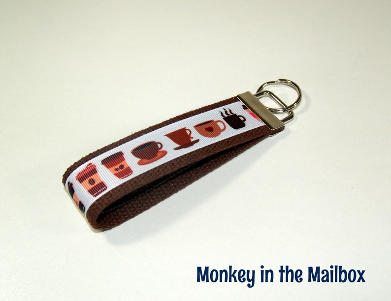 Coffee Barista Key Fob Key Chain Key Ring Key Holder - Etsy