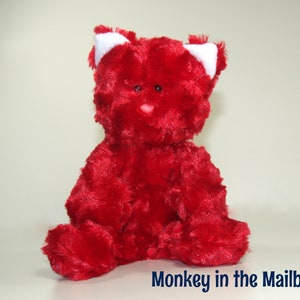 Kitty Cat Stuffed Animal, Kitten Stuffie, Minky Stuffed Animal, Soft ...