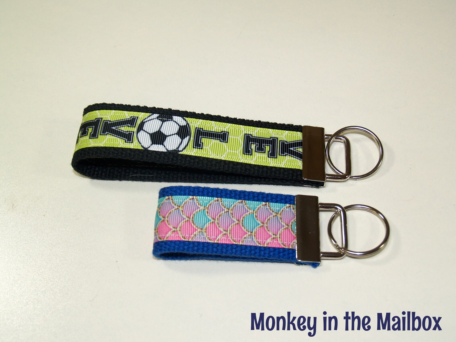 Soccer Key Fob, Love Soccer Key Chain, Key Ring, Key Holder, Wristlet ...