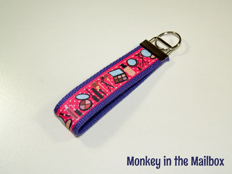 Makeup Key Fob Cosmetology Key Chain Key Ring Key Holder - Etsy