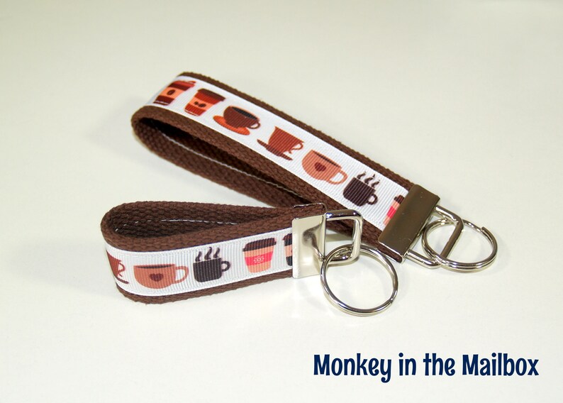 Coffee Barista Key Fob Key Chain Key Ring Key Holder - Etsy