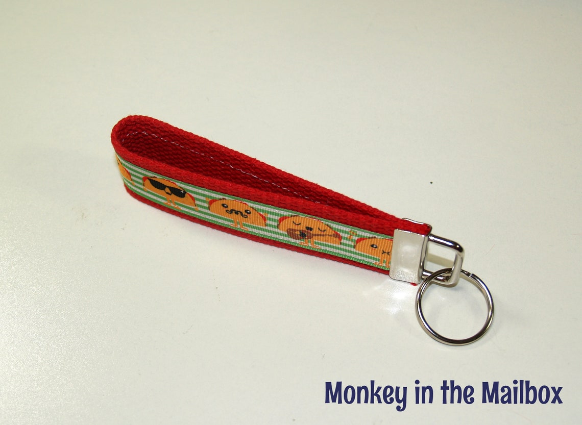 Taco Key Fob Taco Key Chain Fiesta Taco Key Ring Key | Etsy