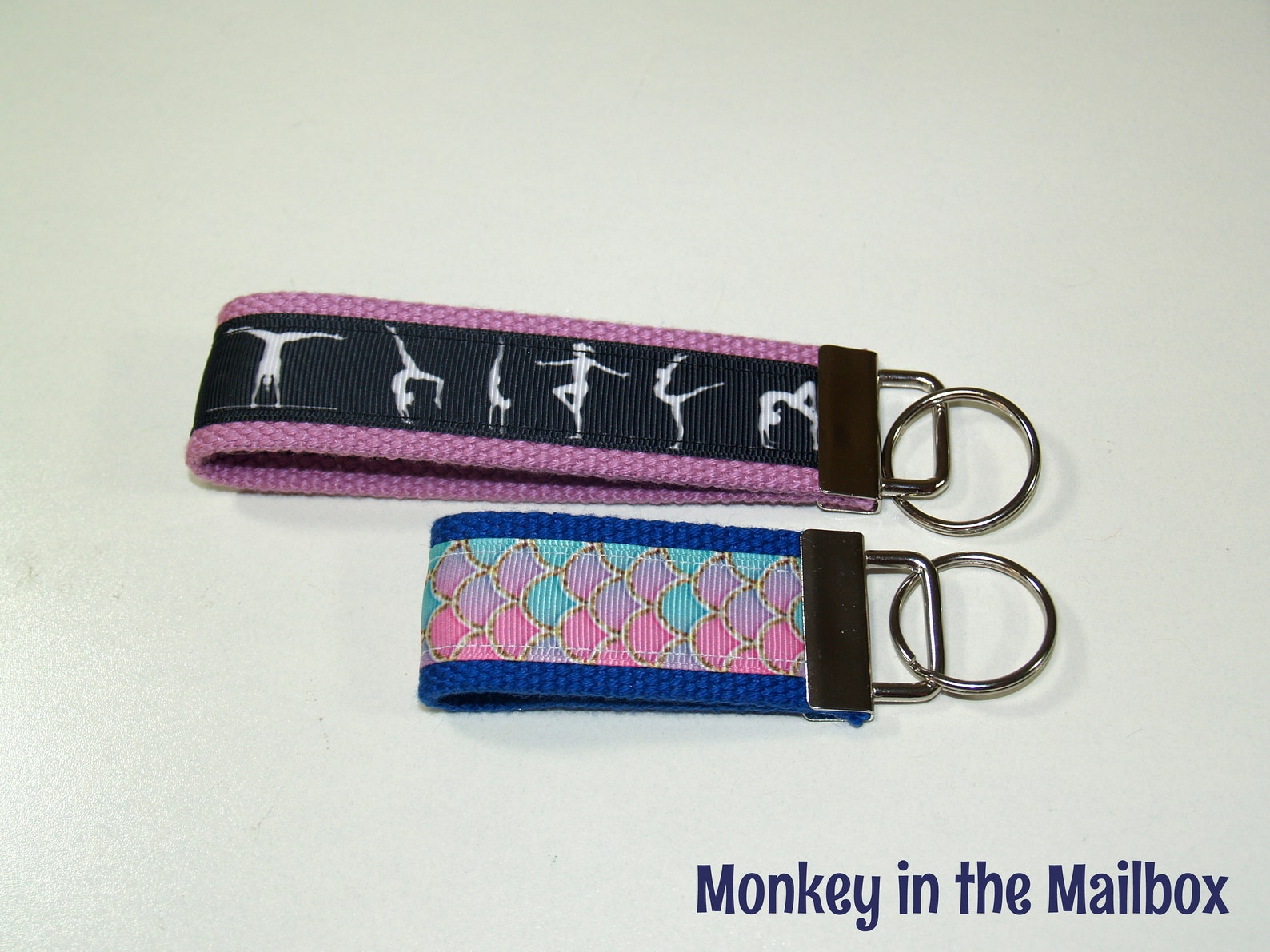 Gymnastics Key Fob Key Chain Gymnast Key Ring Key Holder | Etsy