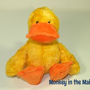 Ready to Ship Duck Stuffie Farm Nursery Lovey Minky Security - Etsy