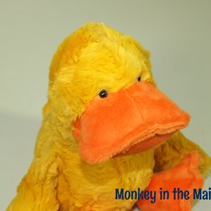 Ready to Ship Duck Stuffie Farm Nursery Lovey Minky Security - Etsy