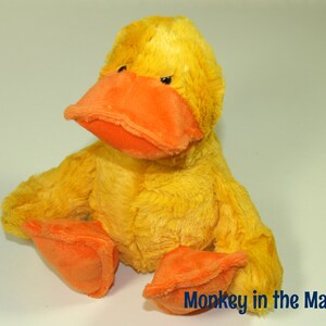Ready to Ship Duck Stuffie Farm Nursery Lovey Minky Security - Etsy