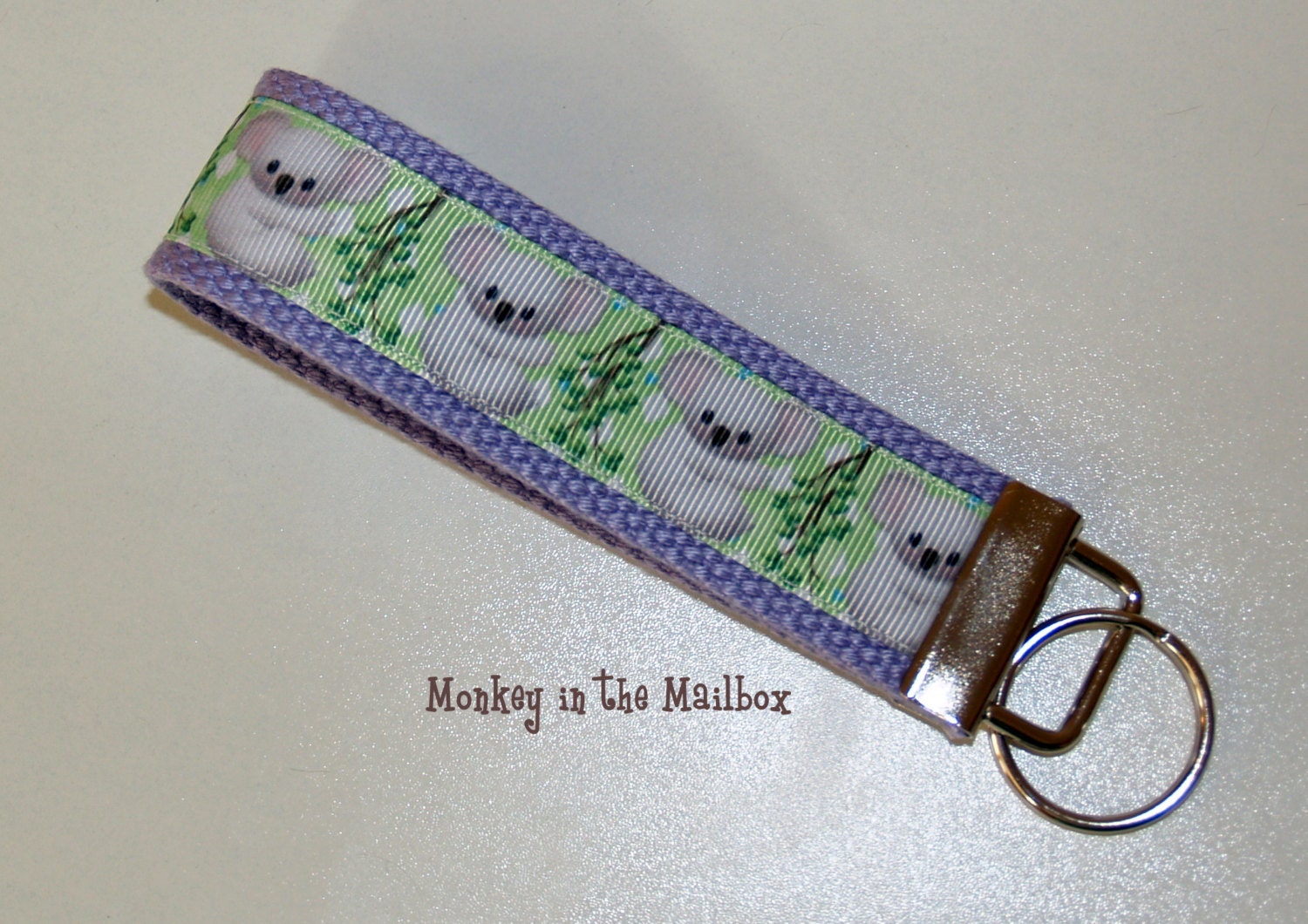 Koala Key Fob wristlet keychain READY TO SHIP luggage tag | Etsy