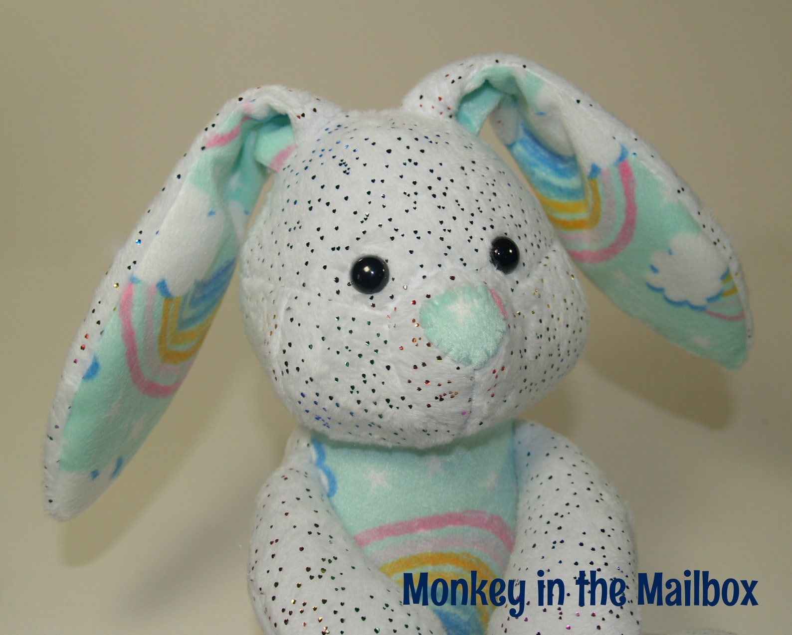 Bunny Stuffed Animal Minky Plush Rabbit Lovie Lovey Stuffie | Etsy